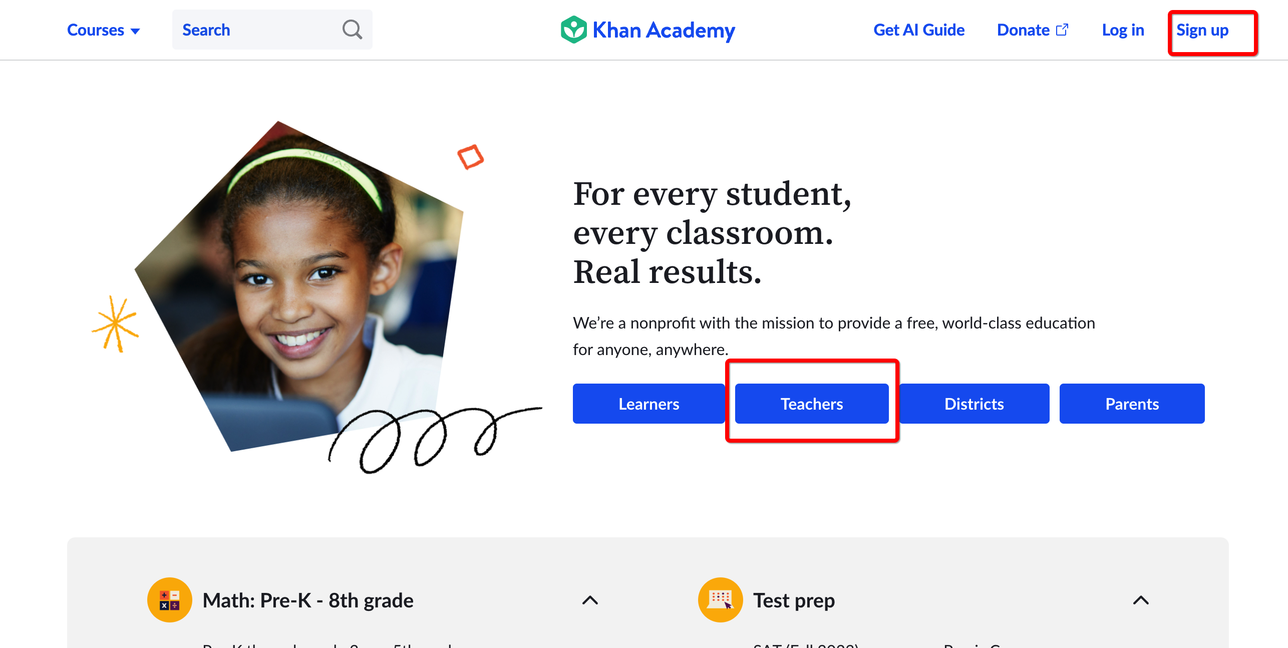 How can I create my teacher account? – Khan Academy Help Center