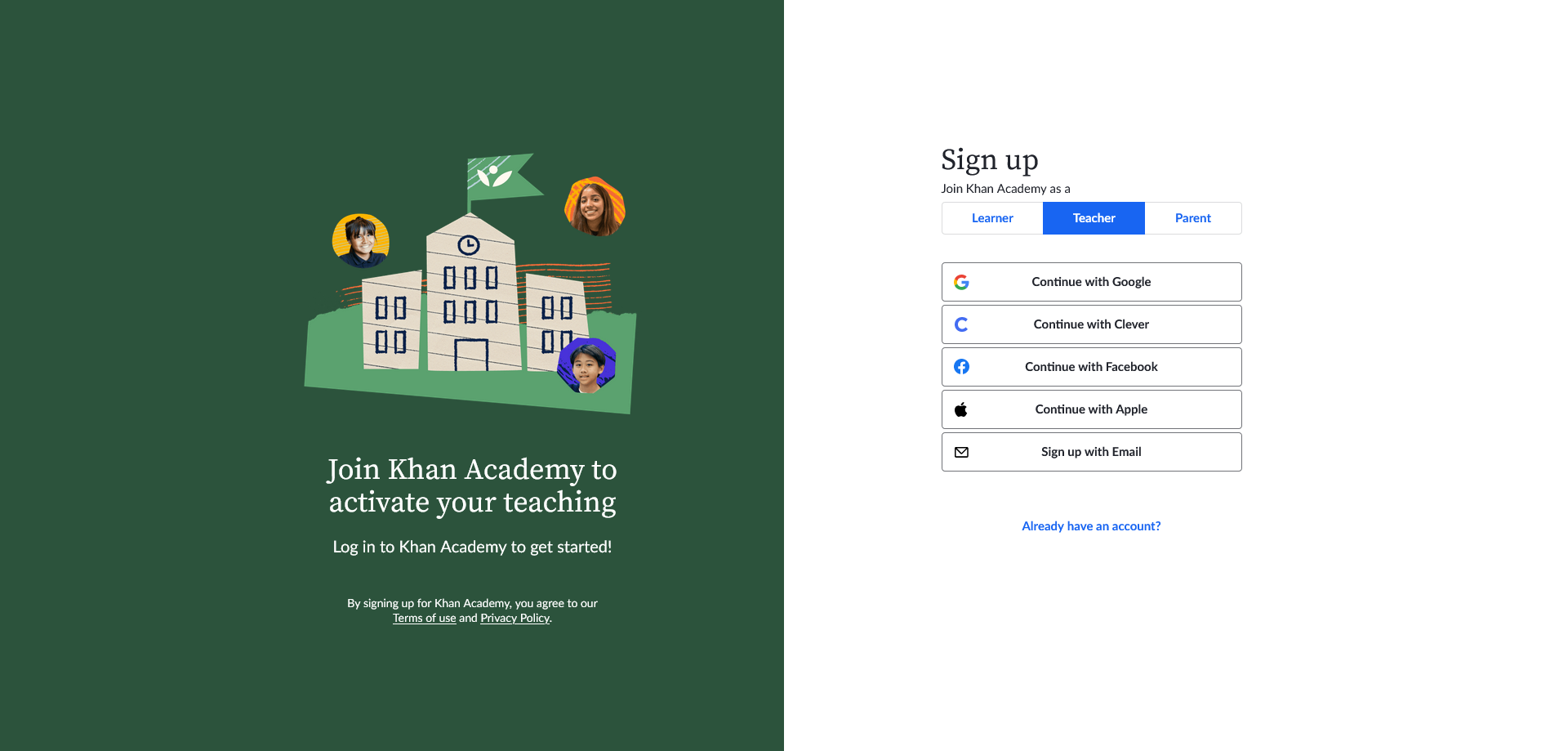 How can I create my teacher account? – Khan Academy Help Center