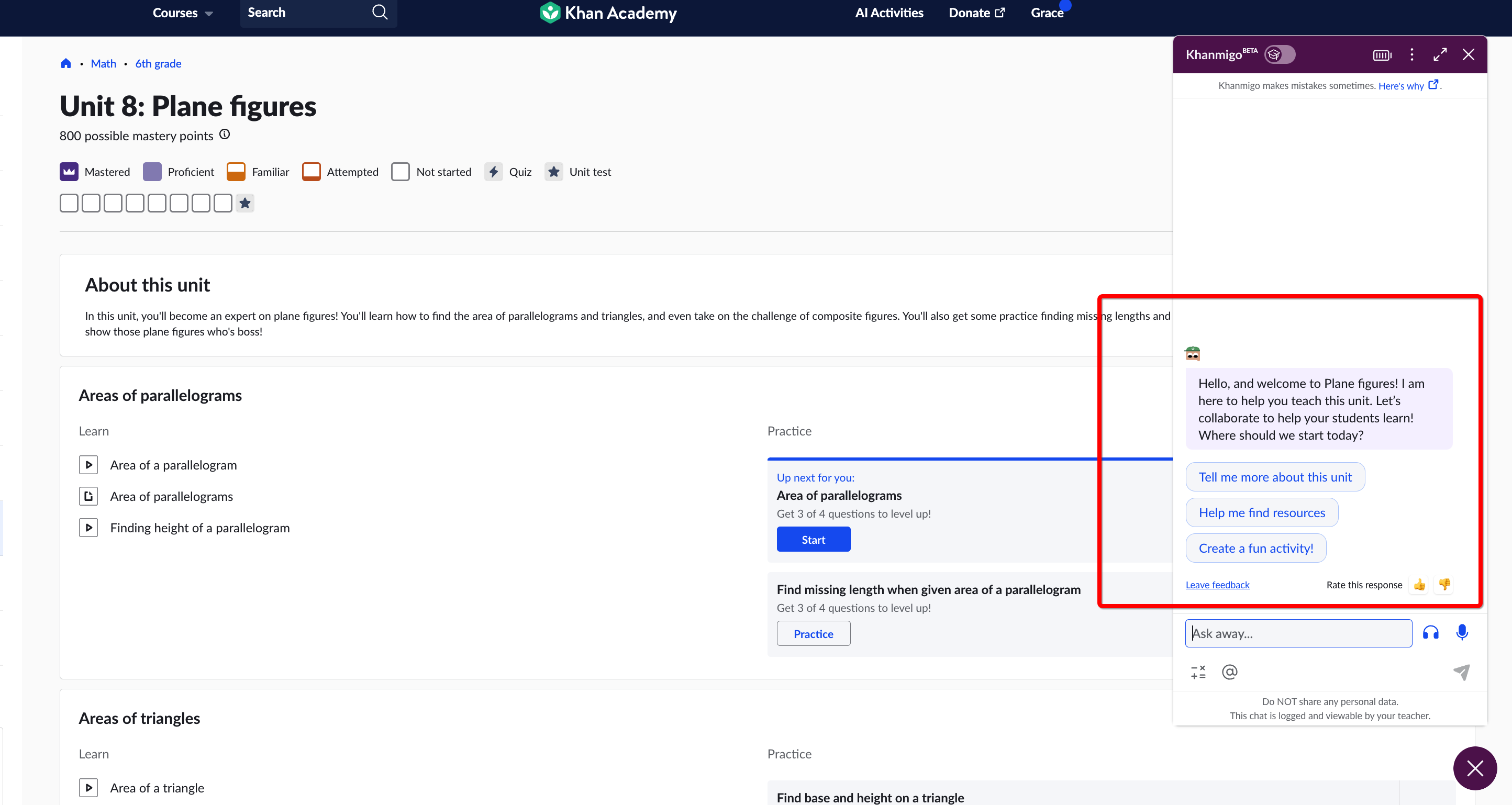What teacher tools are available on Khanmigo? – Khan Academy Help Center
