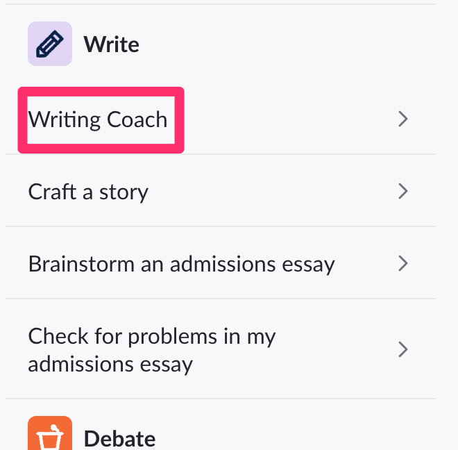 How do I use Writing Coach? – Khan Academy Help Center