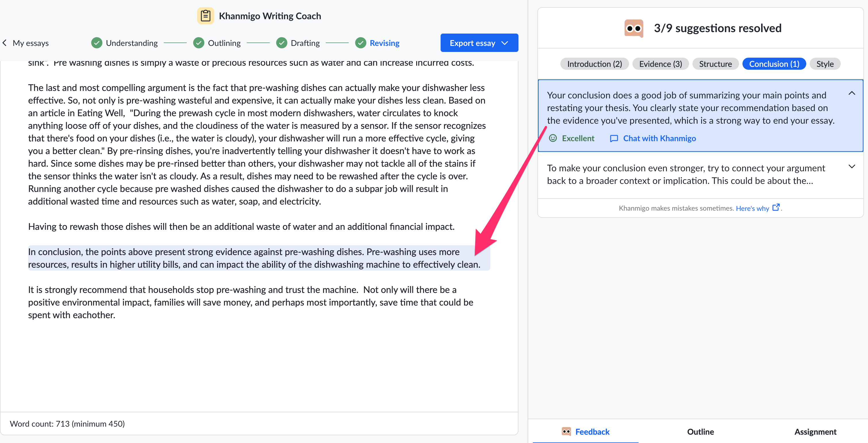 How do I use Writing Coach? – Khan Academy Help Center