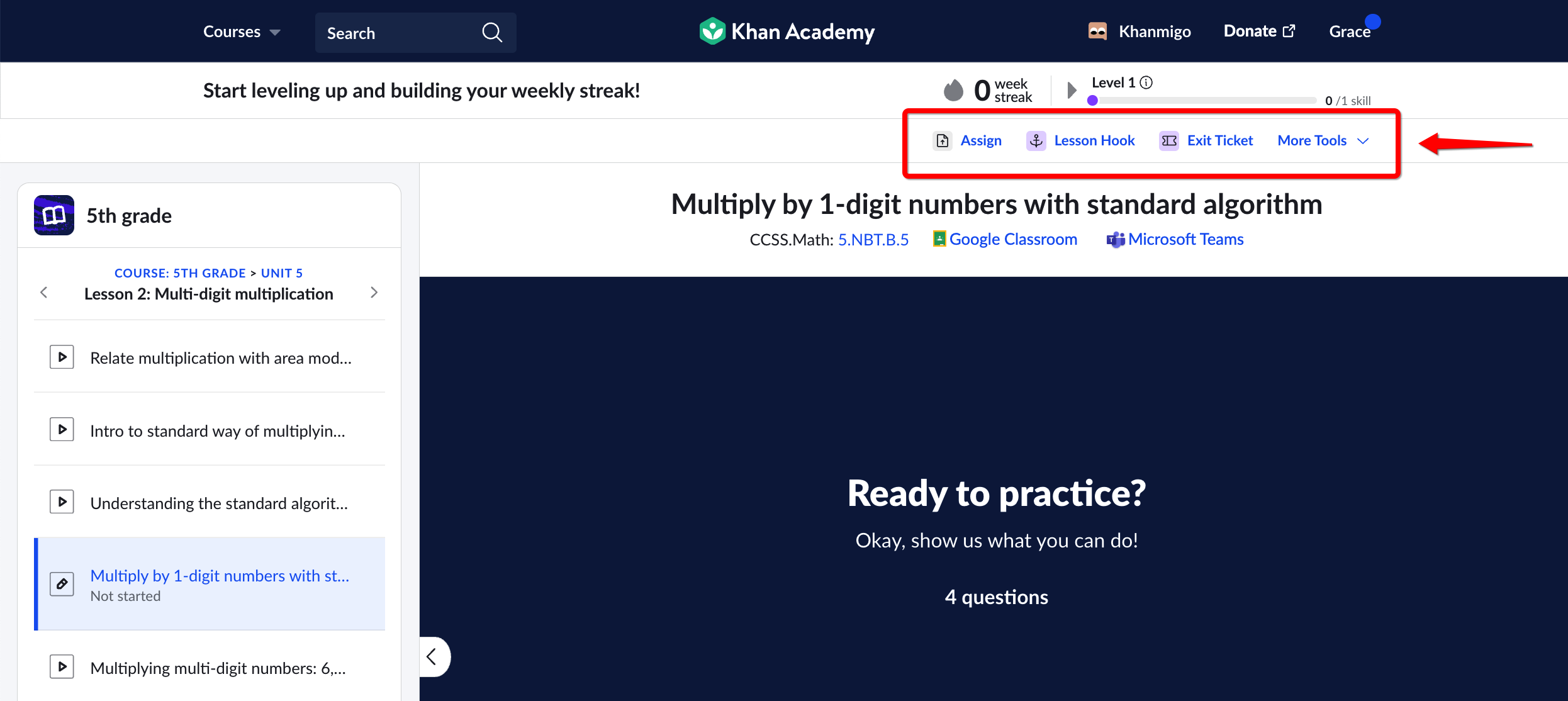 Where can I access Khanmigo while working on Khan Academy? – Khan ...