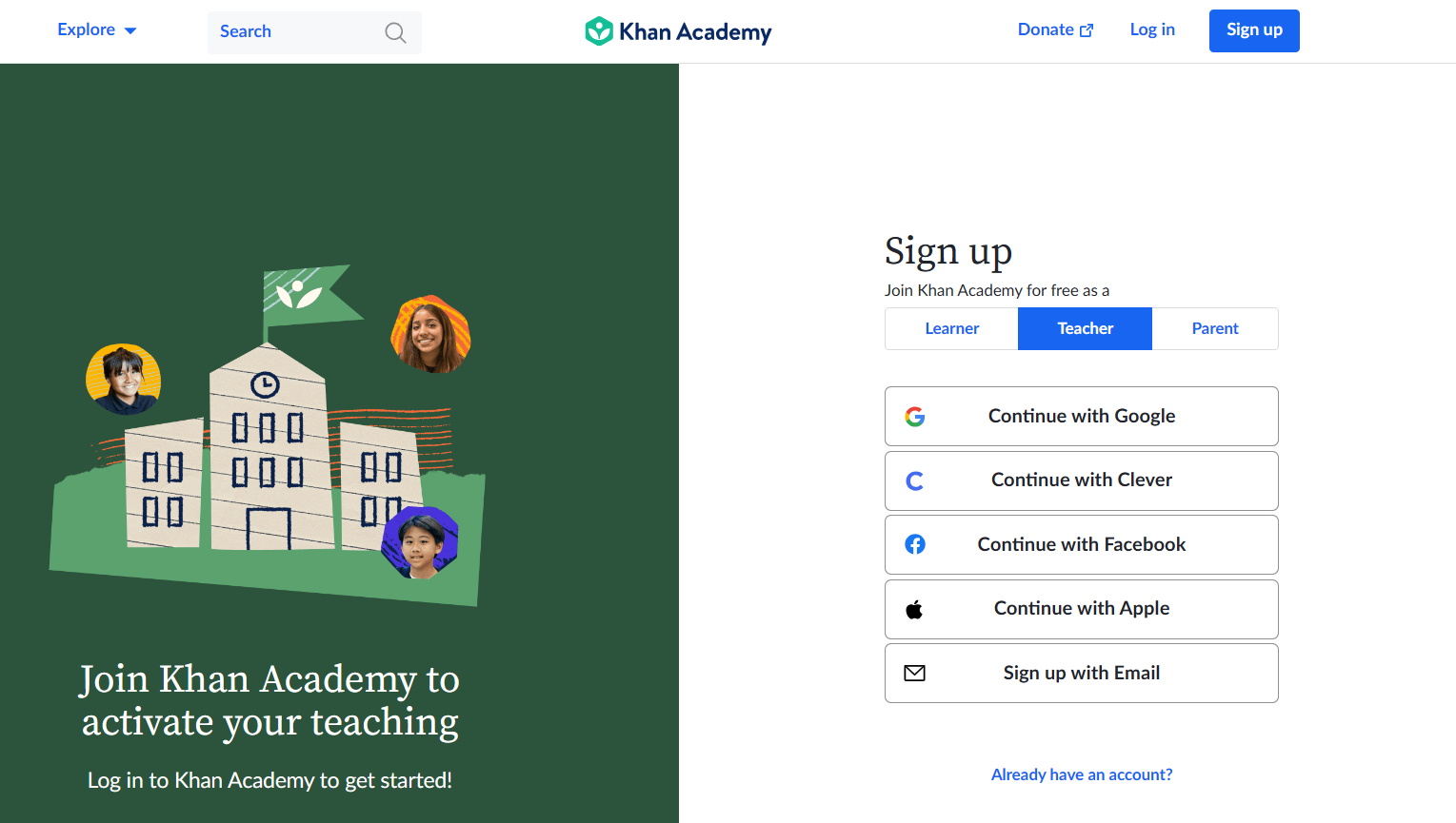 How can I create my teacher account? – Khan Academy Help Center