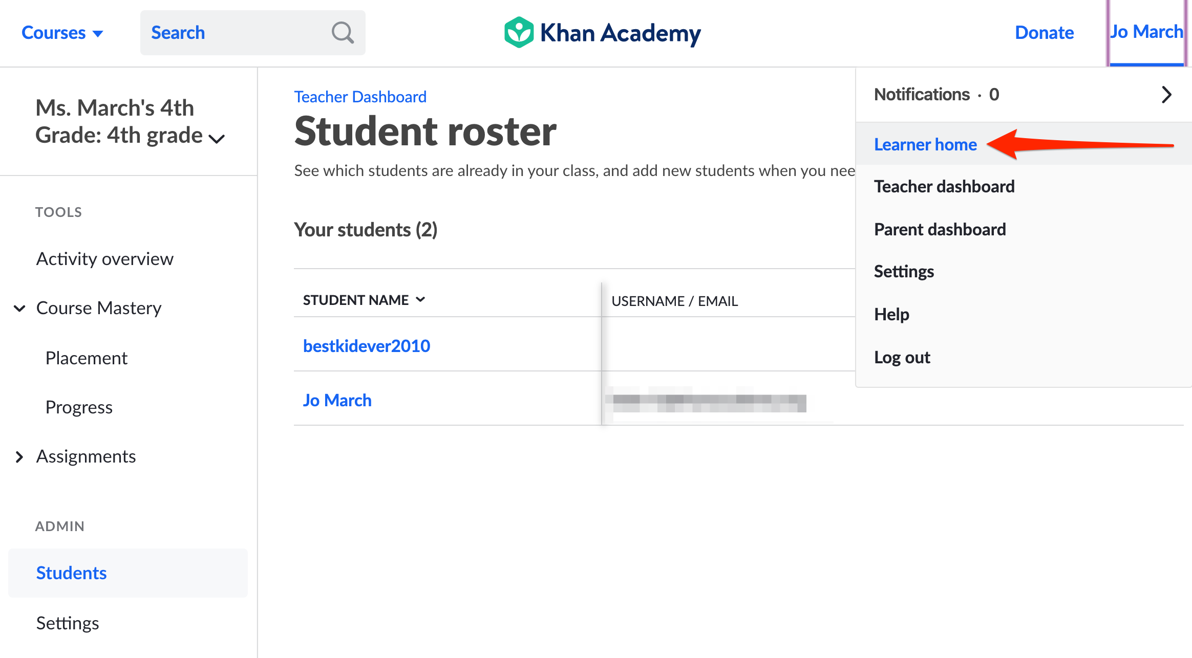 How can I view my students’ Khan Academy experience? – Khan Academy ...