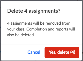 How do I edit or delete assignments? – Khan Academy Help Center